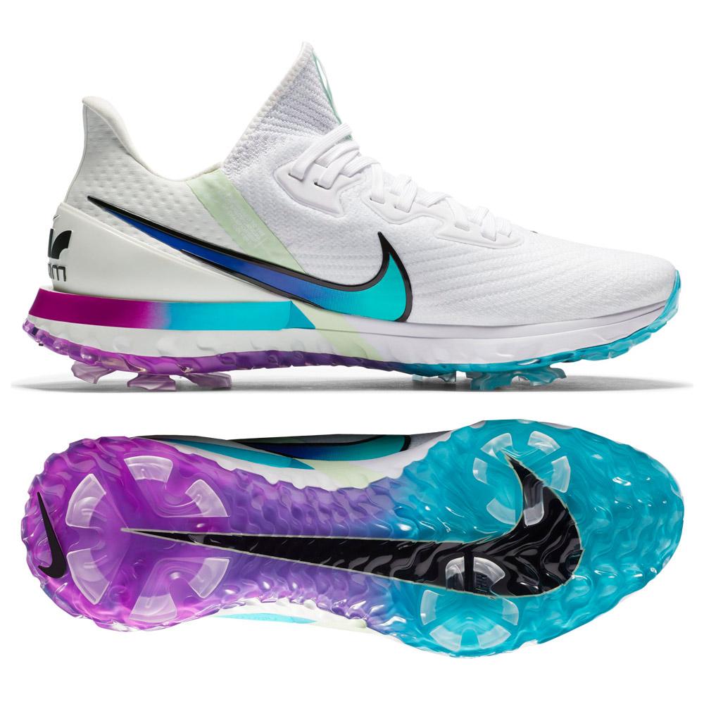 Chaussures avec crampons Nike Air Zoom Infinity Tour NRG White Black ...